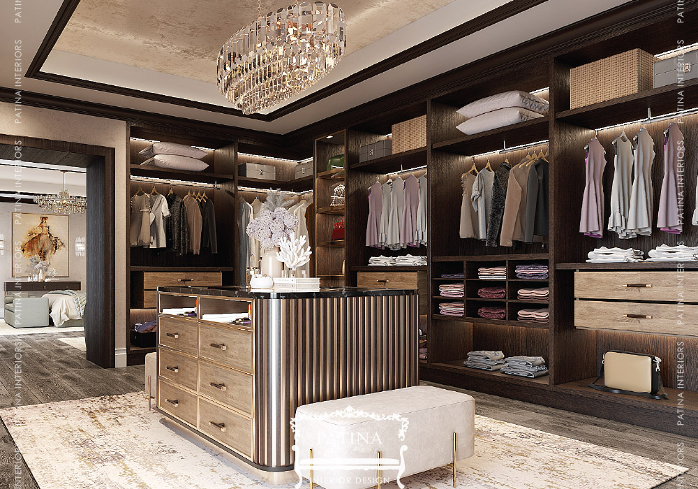 Dressing Room Interior Design Portfolio | Patina Interiors