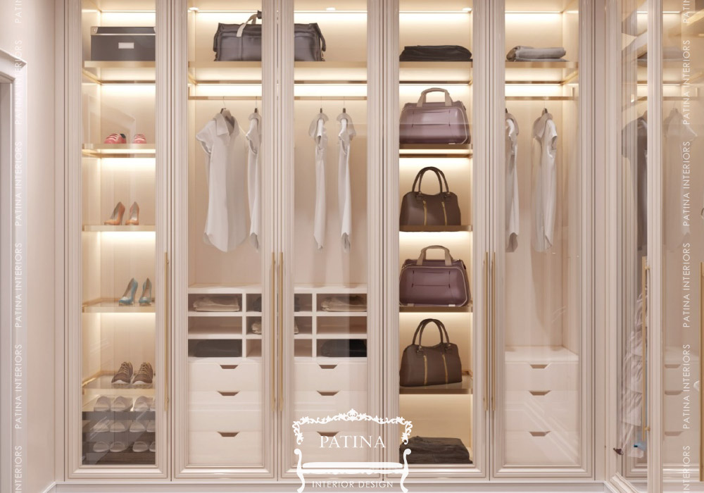 Dressing Room Interior Design Portfolio | Patina Interiors