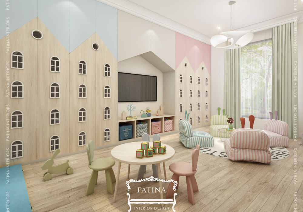 Kids Playroom Interior Design Portfolio | Patina Interiors